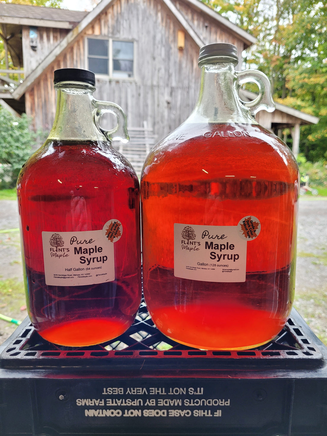 Maple Syrup Glass Jugs/Bottles – Flints Maple